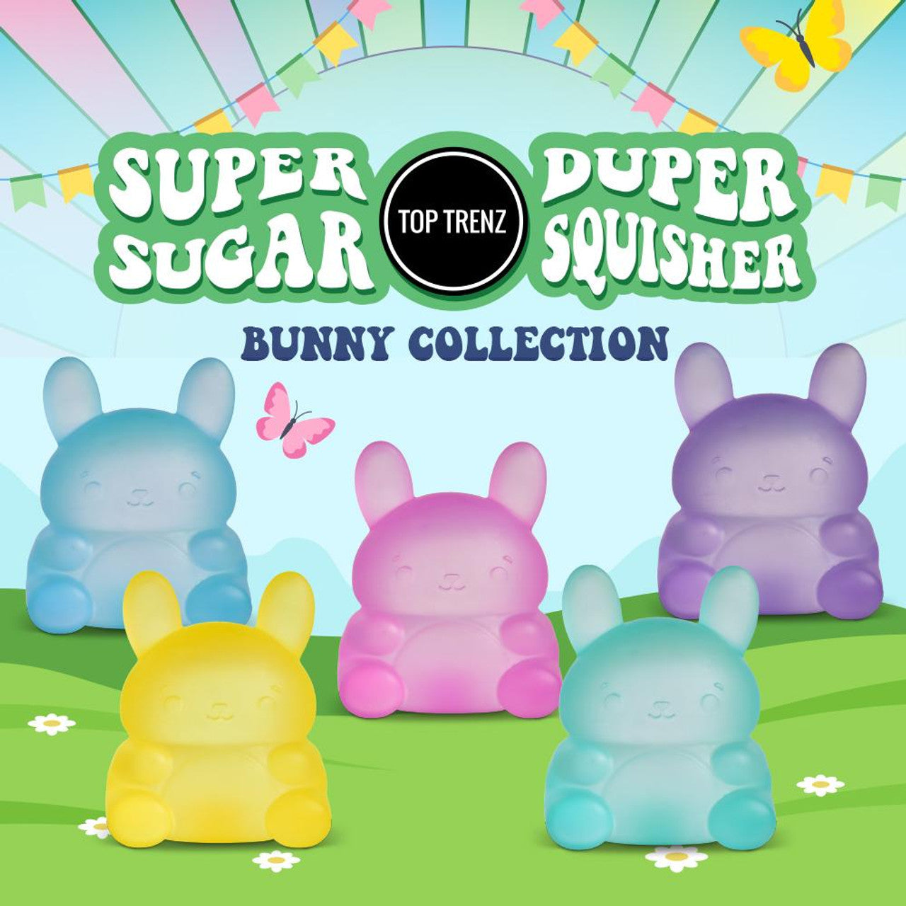 Super Duper Sugar Squisher Toy - Bunny – All Dolled Up